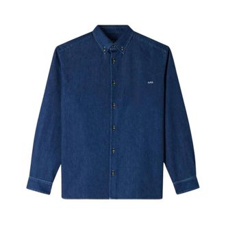 A.P.C. Cohal Shirt - - Shirts - Damen - Blau - S