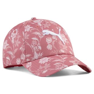 Puma Essentials Elevated Bedruckte Baseball-Cap, Accessoires, Rosa, OSFA