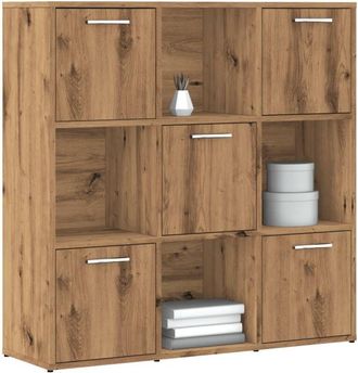 vidaXL Biblioth&egrave;que ch&ecirc;ne artisanal 90x28x90 cm bois ding&eacute;nierie - Vidaxl