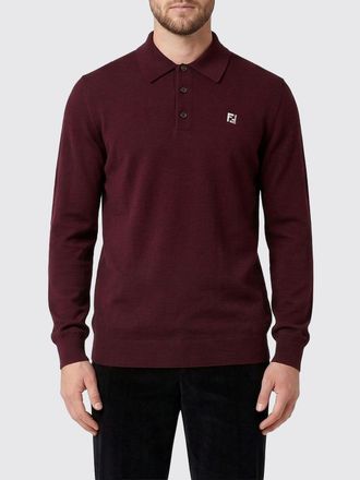 Fendi Polo FENDI Homme couleur Bordeaux