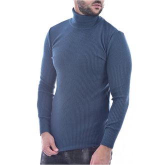 Goldenim Paris Homme, Pulls, Bleu, Taille: XL Pull Ras du Cou