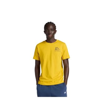 New Balance Homme, Tops, Jaune, Taille: XL Shoe Sketch T-shirt