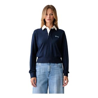 Kenzo Polo Varsity &agrave; logo brod&eacute; - Femme - Sweatshirts et sweats &agrave; capuche - Bleu - Taille: 36 FR