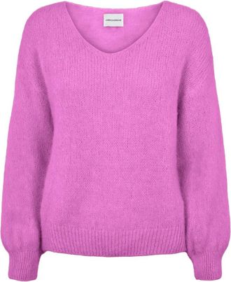 Americandreams Americandreams, Femme, Pulls, Violet, Taille: 38 FR Milana LS Alpaca Pullover