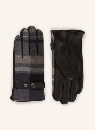 Strokesman's Strokesmans Lederhandschuhe grau