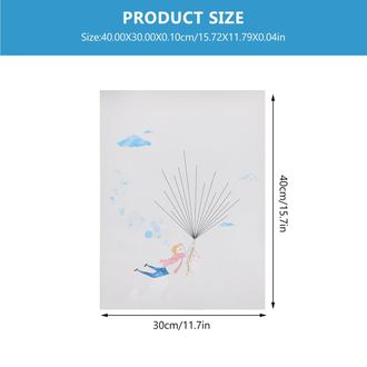 Artibetter G&auml;stebuch mit Fingerabdr&uuml;cken zur Hochzeit - 30X40cm Leinwand f&uuml;r Hochzeitsfeier Party und Abschlussball Dekoratives Selbstgemacht Fingerabdruckbild z