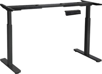 Songmics Tischgestell, Schreibtischgestell, elektrischer Schreibtisch, Tischständer mit Doppelmotor, stufenlose Höhenverstellung, mit Speicherfunktion, Stahl, 