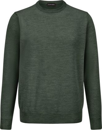 Louis Sayn Rundhals-Pullover Louis Sayn grün