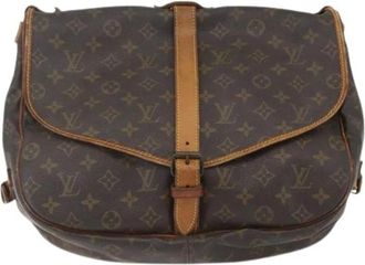 Louis Vuitton unisex, Pre-owned, Brun, Taille: ONE Size Sac bandouli&egrave;re vintage en toile Pre-owned