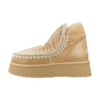 Mou Femme, Chaussures, Beige, Taille: 38 EU Mini Eskimo Platform Boot