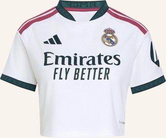 adidas Real Madrid 26/27 Cropped Heimtrikot weiss