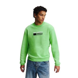 Karl Lagerfeld Karl Lagerfeld Jeans Regular Logo Sweat, Men, Red, Sweatshirt