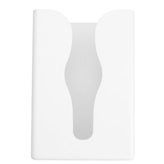 NUOBESTY Wandh&auml;ngende Taschentuchbox aus Robustem Abs Kunststoff Wei&szlig; ohne Bohren K&uuml;chen und Bad Aufbewahrung f&uuml;r K&uuml;chenpapier und Toilettenpapier