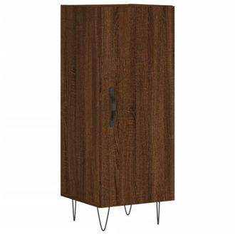 vidaXL Sideboard Braun Eichen-Optik 34,5x34x90 cm Holzwerkstoff Vidaxl