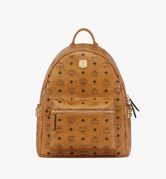 MCM Stark Rucksack in Visetos mit seitlichen Nieten