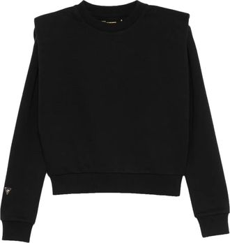 Macron Olimpia padded-shoulder sweatshirt - Noir