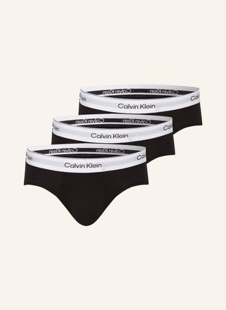 Calvin Klein 3er-Pack Boxershorts Icon Cotton Stretch schwarz