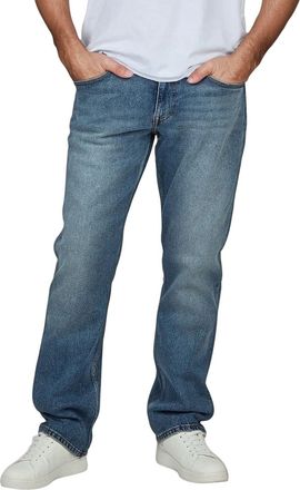 Cross Jeans Herren Stretch Regular Fit Dylan Jeanshose Hose Denim, L&auml;nge:32L, Farbe:Mid Blue (E 195-150), Weite:34W