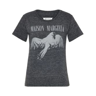Maison Margiela T-Shirts - - Tops - Damen - Grau - M