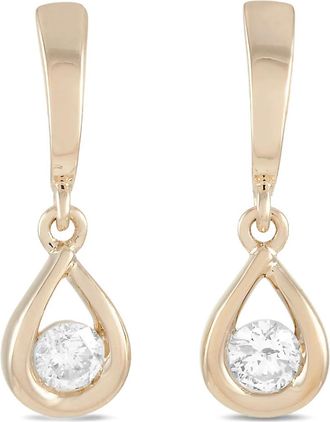 Luxury Bazaar boucles doreilles en or 14ct