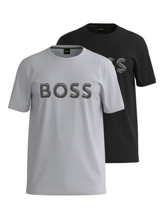 BOSS t-shirt à logo imprimé - Blanc