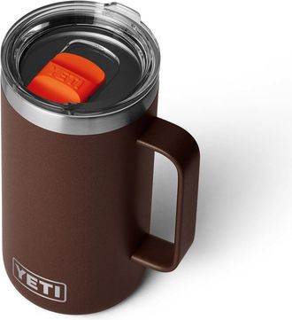 Yeti Rambler Tasse, vakuumisoliert, Edelstahl mit MagSlider-Deckel, 680 ml, Wetlands Brown