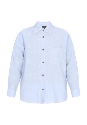 Dreimaster Dreimaster Bluse Frauen hellblau