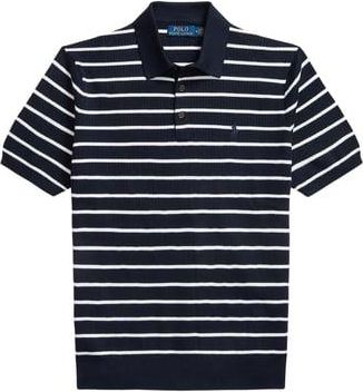 Polo Ralph Lauren Polo c&ocirc;tel&eacute; manches courtes &agrave; rayures en coton