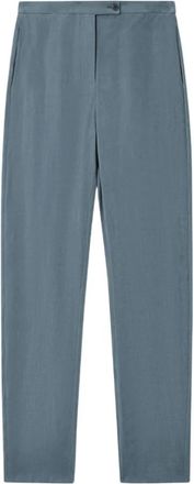 Emporio Armani Femme, Pantalons, Bleu, Taille: 40 FR Pantalon en twill d&eacute;lav&eacute;