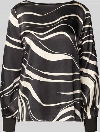 s.Oliver Black Label Relaxed Fit Bluse aus reiner Viskose