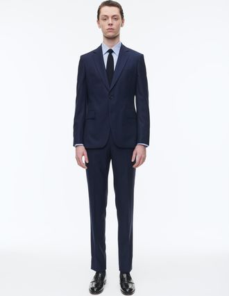 Fursac Costume en serge de laine bleu marine - Taille 44 - Homme