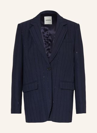 Sandro Sandro Longblazer Mit Pailletten blau