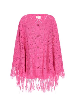 Izia Poncho Frauen Rosa