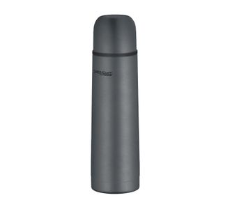 Thermocaf&eacute; by Thermos TC BEVERAGE BOTTLE graphite grey mat 0,50l, Thermosflasche mit Becher aus Edelstahl, 12h hei&szlig; & 24h kalt, Auslaufsicher, f&uuml;r Schule, Unterwegs & B&uuml;ro