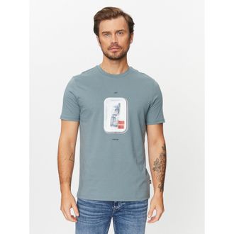 HUGO BOSS T-Shirt Tefragile 50503535 Blau Regular Fit