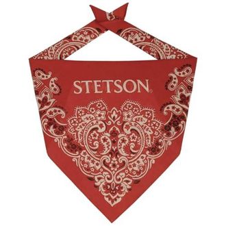Stetson Bandana Paisley Femme/Homme - Foulard Bandeau Automne Printemps Hiver &Eacute;t&eacute; Printemps-&eacute;t&eacute; - Taille Unique Rouge