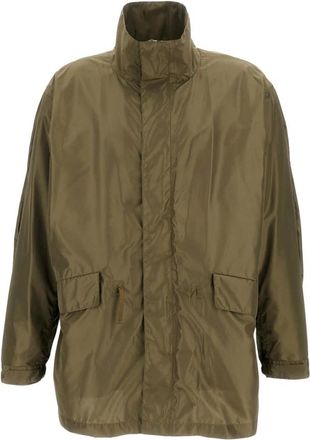 Kaptain Sunshine Kaptain Sunshine, Homme, Vestes, Vert, Taille: L Silk Poly Mil Coat