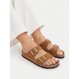 Birkenstock Pantoletten Birkenstock Arizona Sfb 1032086 Braun