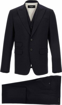 Dsquared2 Knielanges Kleid - Blau