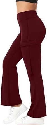 Generic Legging pour femme avec jambes &eacute;vas&eacute;es et fonction lifting des fesses, taille haute, id&eacute;al pour le yoga, la course et la randonn&eacute;e, pantalon pour femm