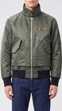 sacai Winddichte Bomberjacke aus Nylon und Baumwolle mit klassischem Kragen