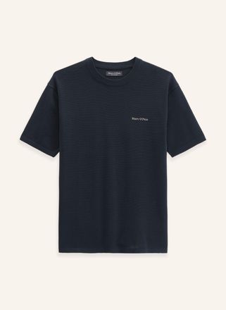 Marc O'Polo Marc Opolo Kurzarm-Pullover blau