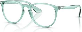 Ray-Ban Erika Optics Transparent Gr&uuml;n Fassung Klar Glas Polarisiert 51-18