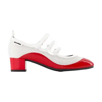 Carel Womens Sportina Pump White Calfskin