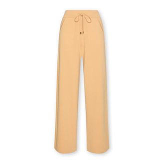 Elena Miro Viskose-Mix Palazzo-Hose - - Trousers - Damen - Beige - 3XL