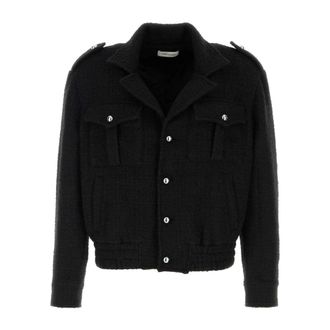 Ernest W. Baker Homme, Vestes, Noir, Taille: XL Veste &agrave; poches &agrave; rabat boutonn&eacute;e