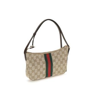 Gucci Mens Beige Fabric Shoulder Bag