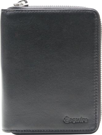Esquire Geldb&ouml;rse Silk 02 Zip Around Wallet Black schwarz