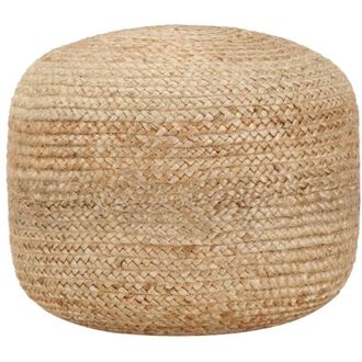 vidaXL Pouf fait &agrave; la main 45 x 30 cm Jute
