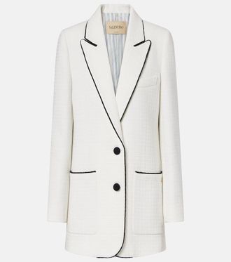 Valentino Jacke aus Baumwoll-Tweed